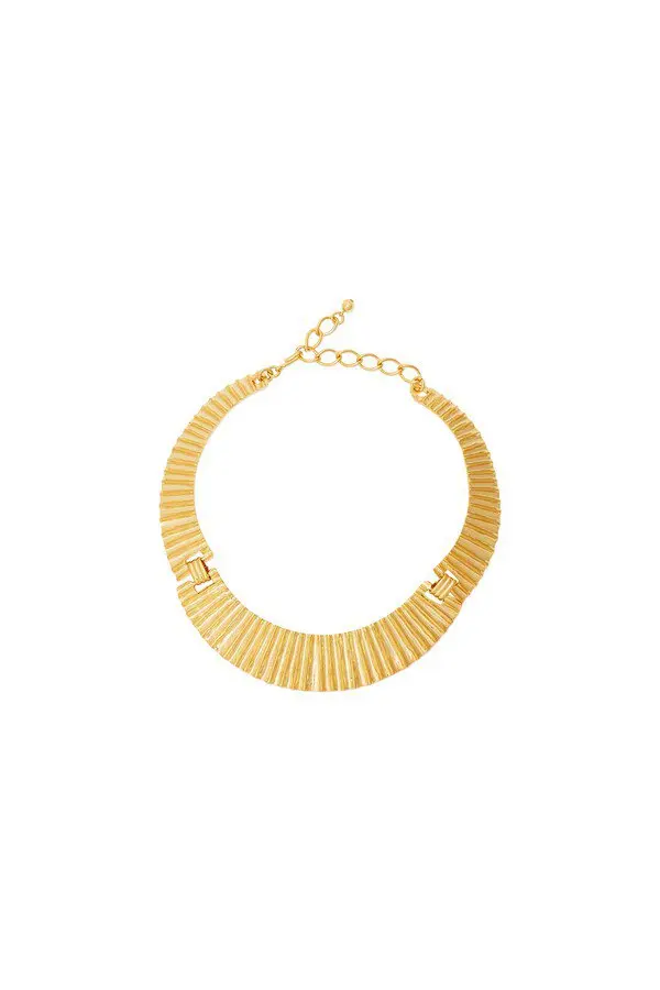 KENNETH JAY LANE Tapered Collar Necklace - Gold