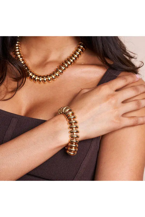 KENNETH JAY LANE Plated Chain Bracelet