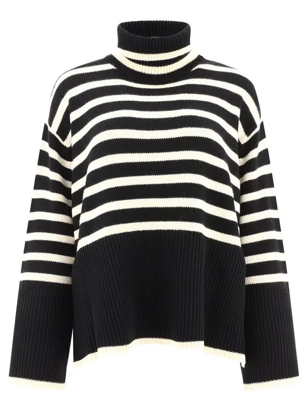 TOTEME Signature Stripe' Turtleneck Sweater