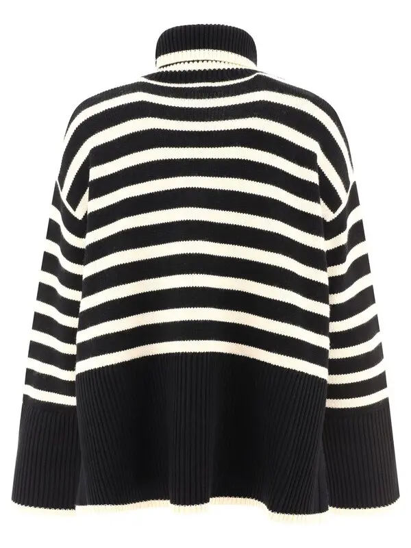 TOTEME Signature Stripe' Turtleneck Sweater