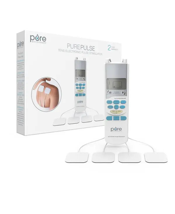 PURE ENRICHMENT Purepulse Tens Electronic Pulse Massager - White