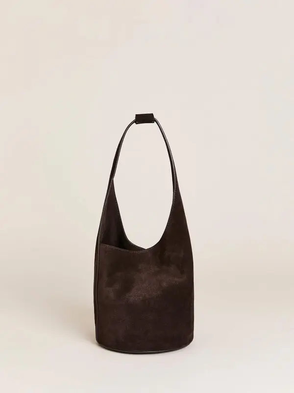 REFORMATION Small Silvana Bucket Bag - Brown