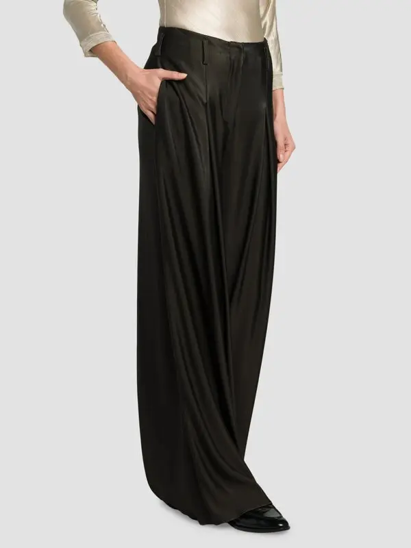 Giorgio Armani Jersey Wide-leg Pants