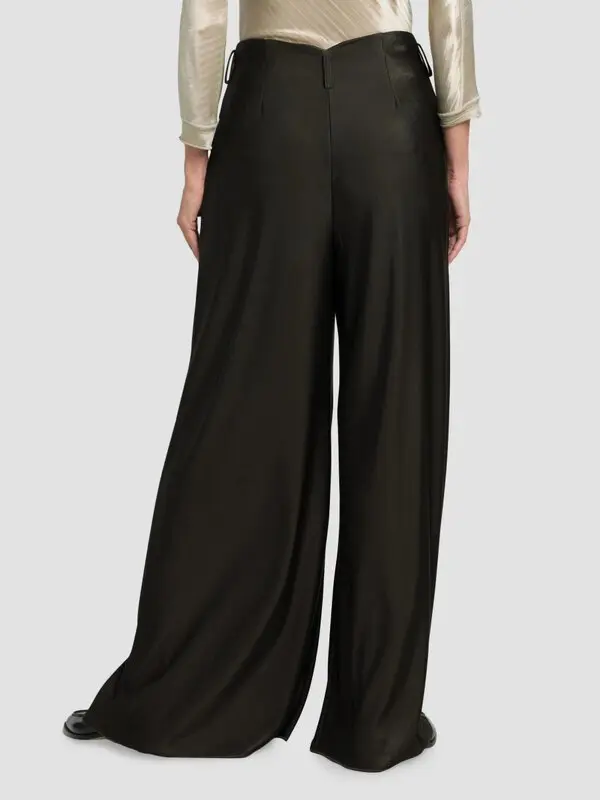 Giorgio Armani Jersey Wide-leg Pants