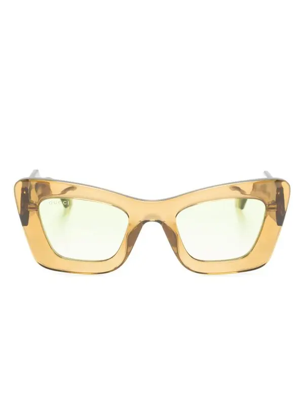 Gucci Oversize-frame Sunglasses - Brown