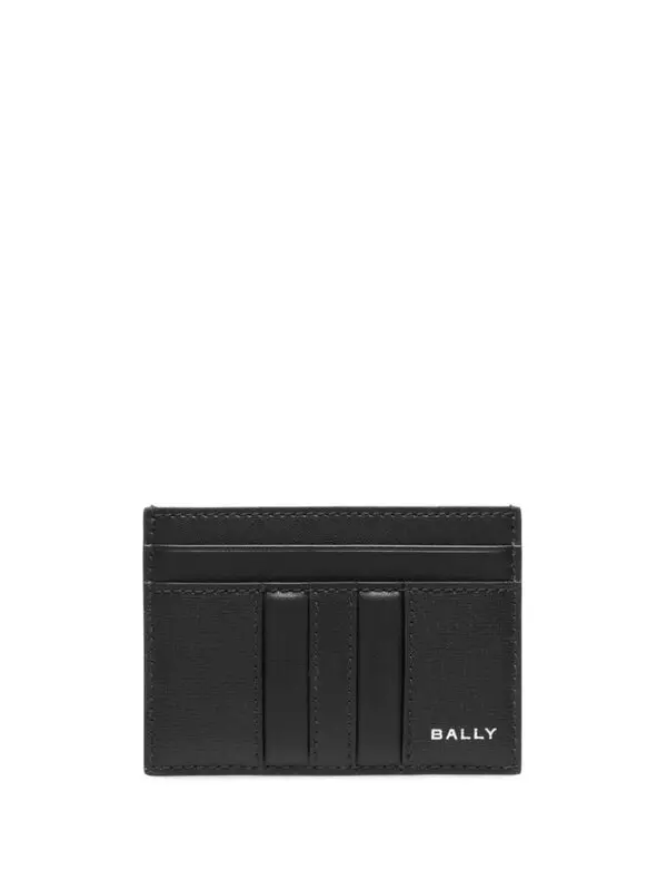 Bally Logo-print Leather Cardholder - Black