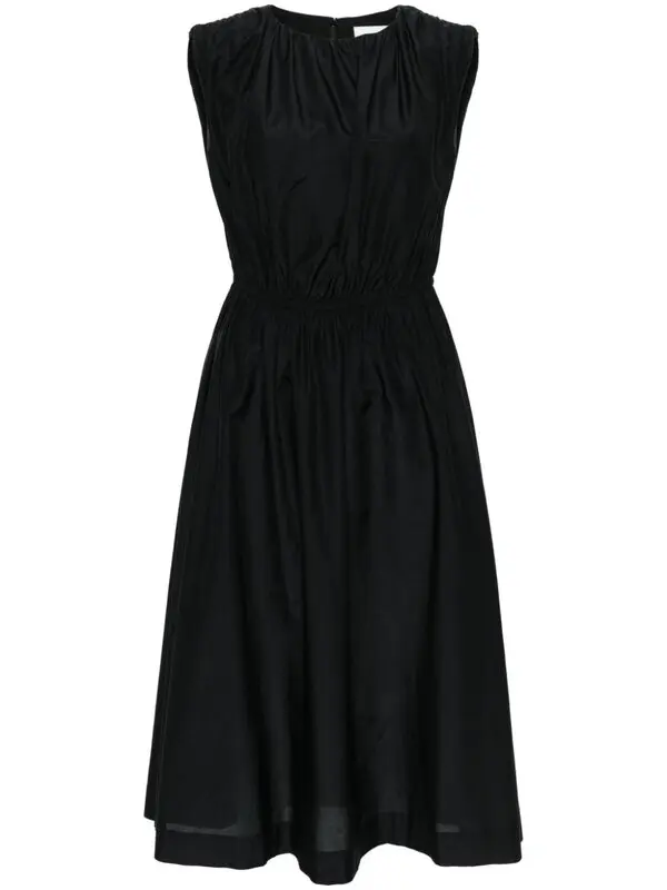 Loulou De Saison Aphrodite Gathered Midi Dress