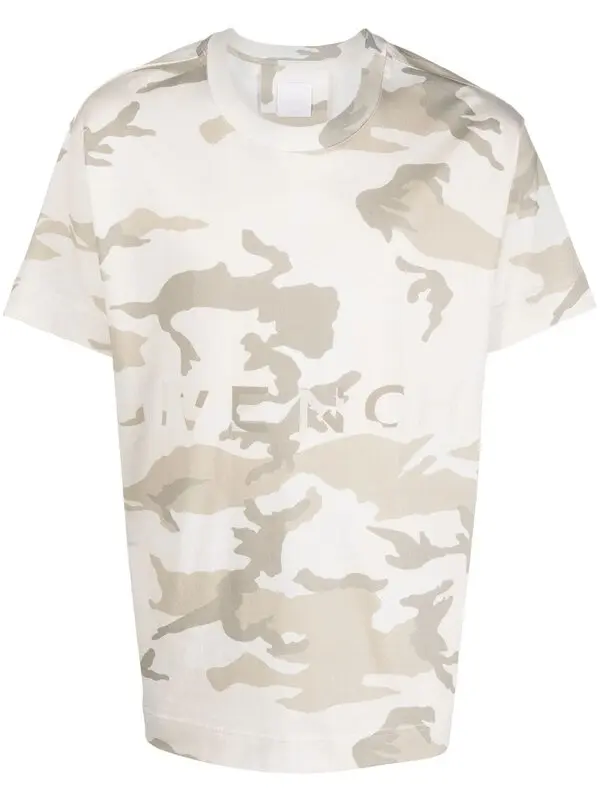 Givenchy Camouflage-print Cotton T-shirt