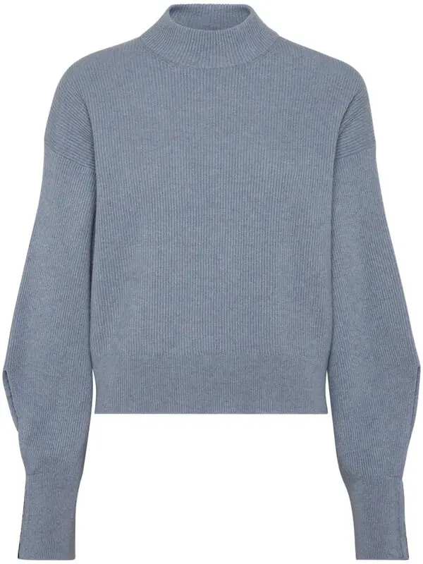 Brunello Cucinelli Mock-neck Cashmere Jumper