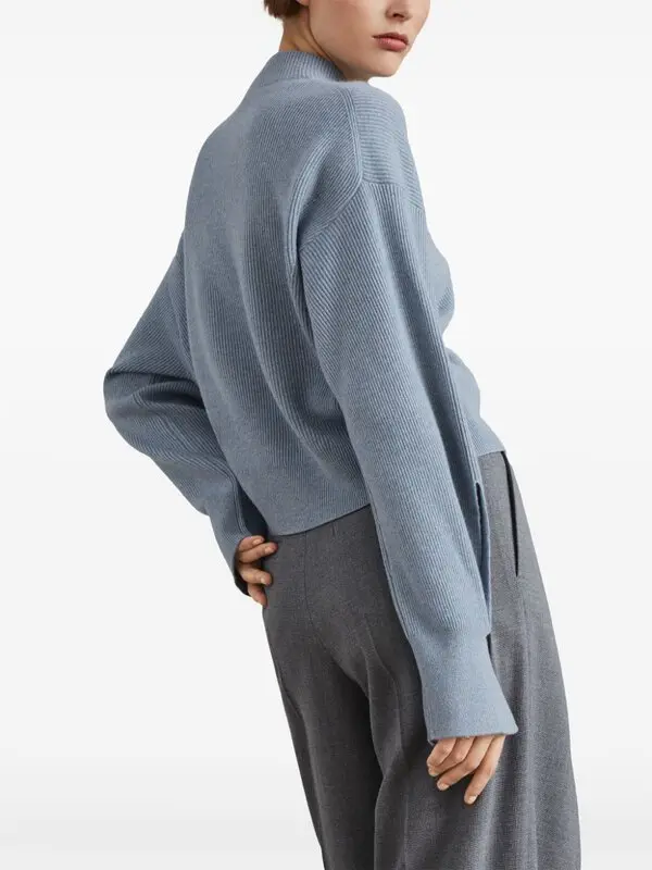 Brunello Cucinelli Mock-neck Cashmere Jumper