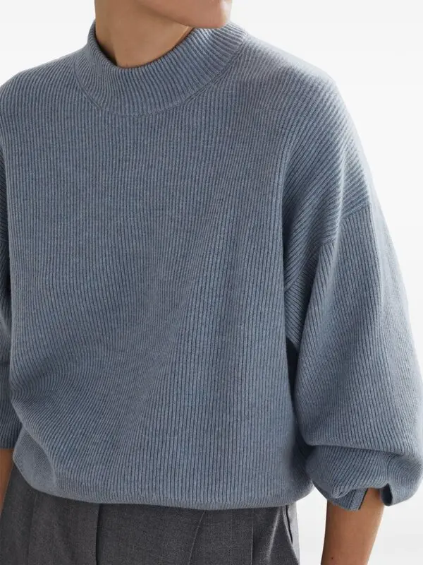 Brunello Cucinelli Mock-neck Cashmere Jumper