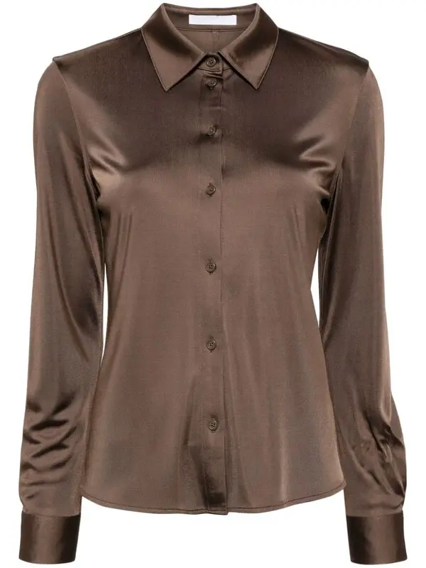 Helmut Lang Satin Button-up Shirt