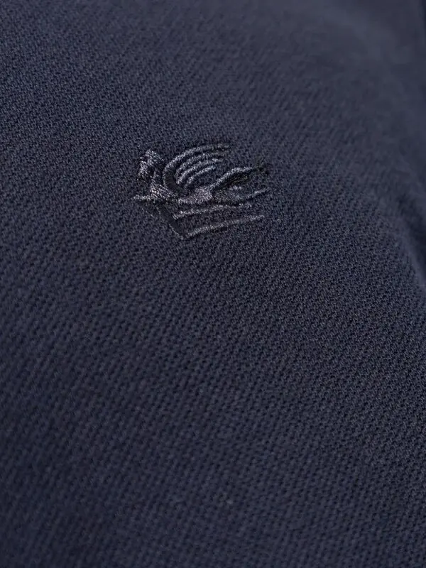 Etro Logo-embroidered Cotton Polo Shirt