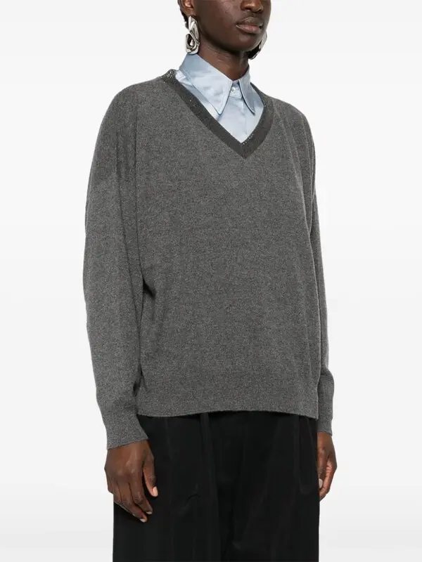 Brunello Cucinelli Monili-detail Cashmere Jumper