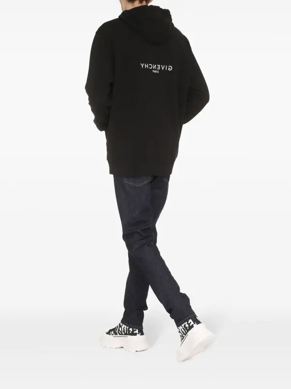 Givenchy Logo-print Hoodie - Black