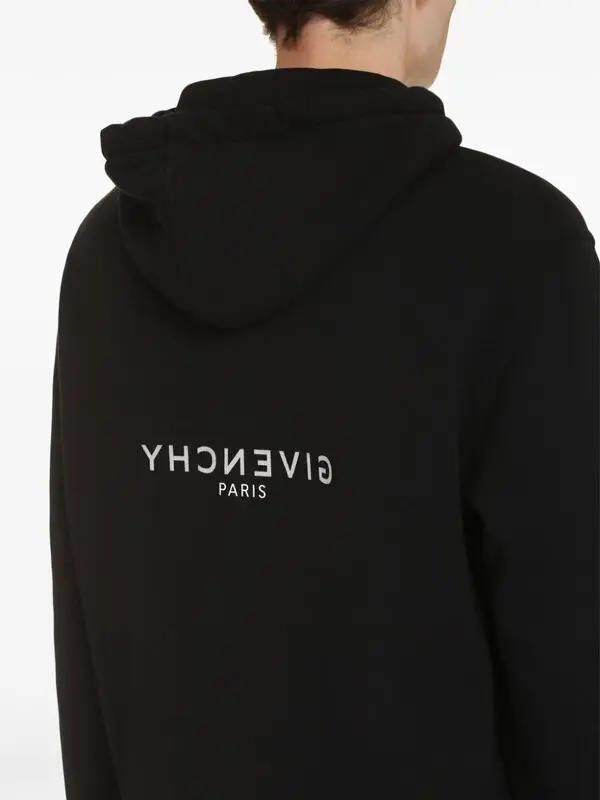 Givenchy Logo-print Hoodie - Black