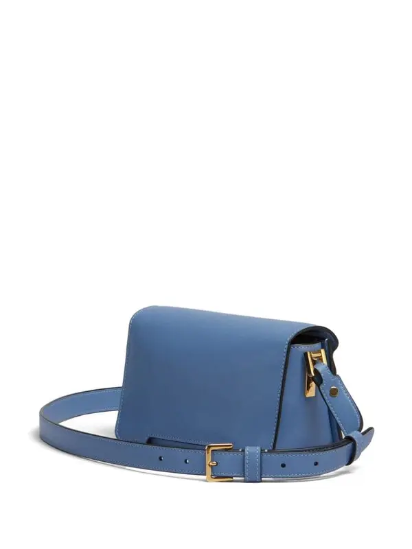 Marni Mini Trunkaroo Leather Shoulder Bag - Blue