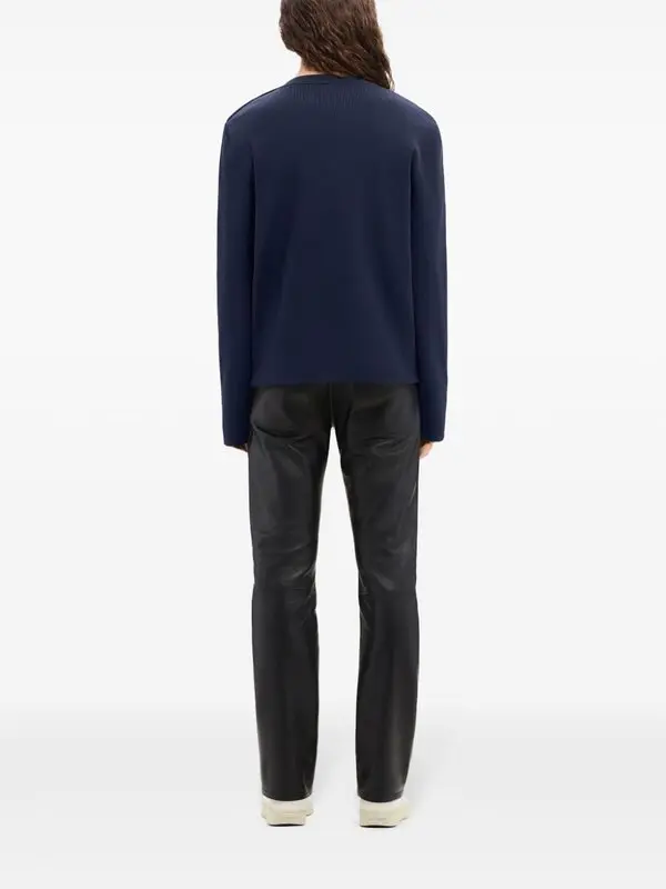COURREGES Shoulder Snaps Sweater - Blue