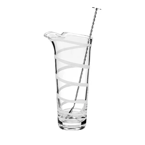 WILLIAM YEOWARD CRYSTAL William Yeoward Bella Bianca Cocktail Mixer And Spoon - Clear