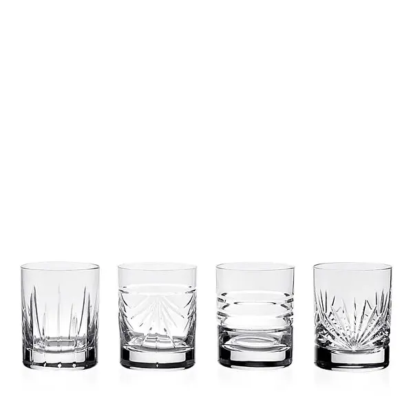 WILLIAM YEOWARD CRYSTAL Dixie Shot Glasses, Set Of 4 - Clear