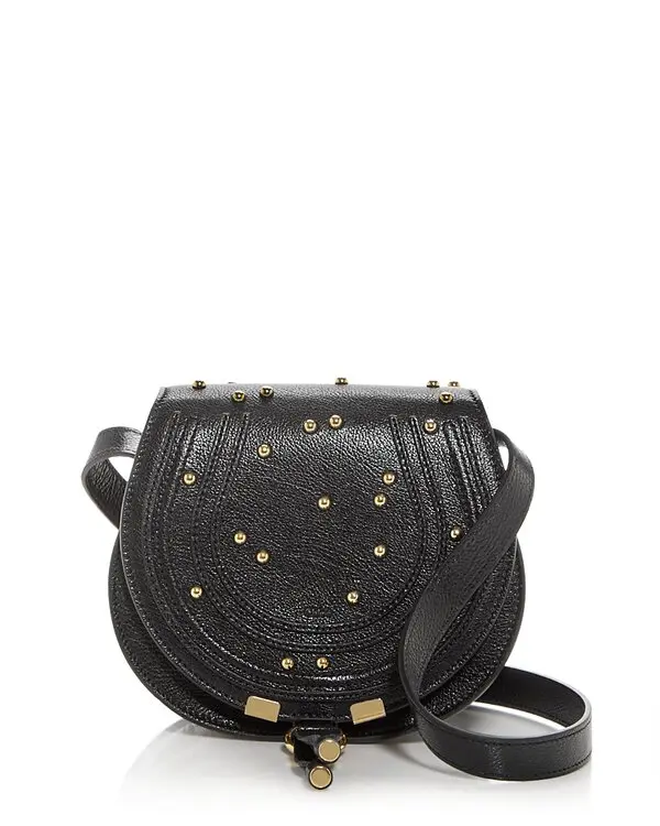 Chloé Marcie Small Leather Saddle Bag