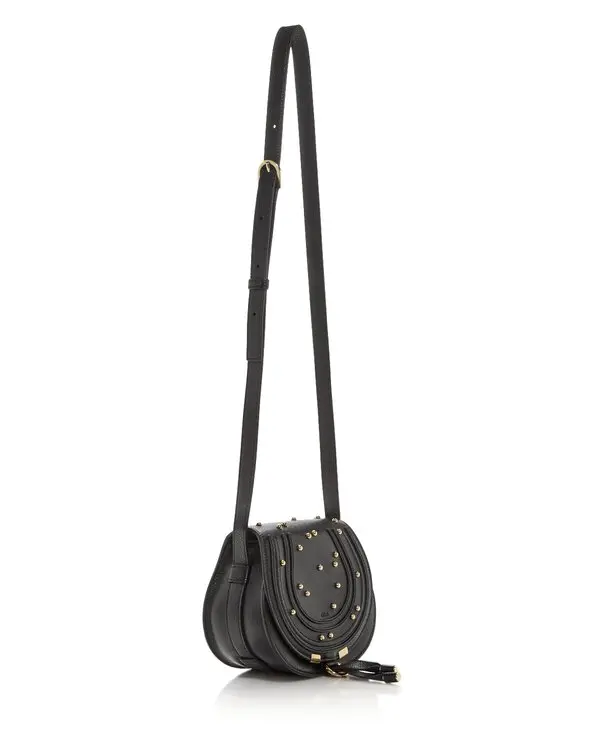 Chloé Marcie Small Leather Saddle Bag