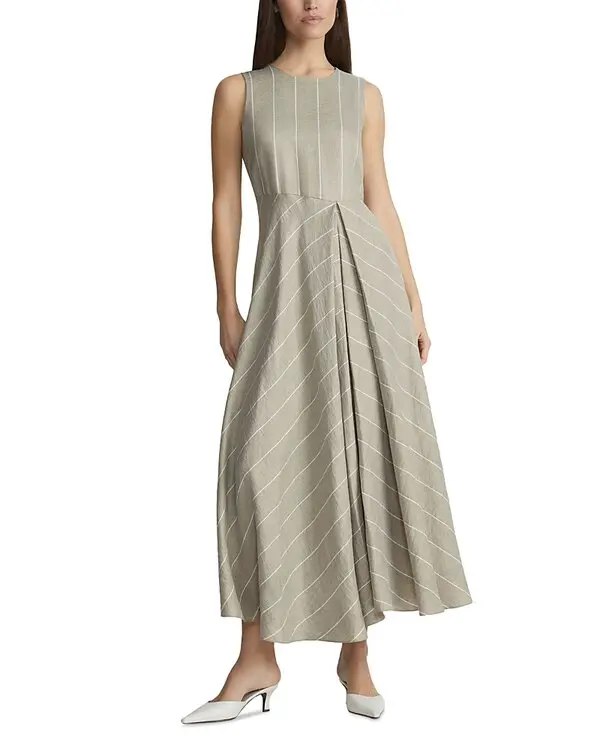 Lafayette 148 New York Inverted Pleat Dress In Quarry Multi - 70% Off |  Editorialist