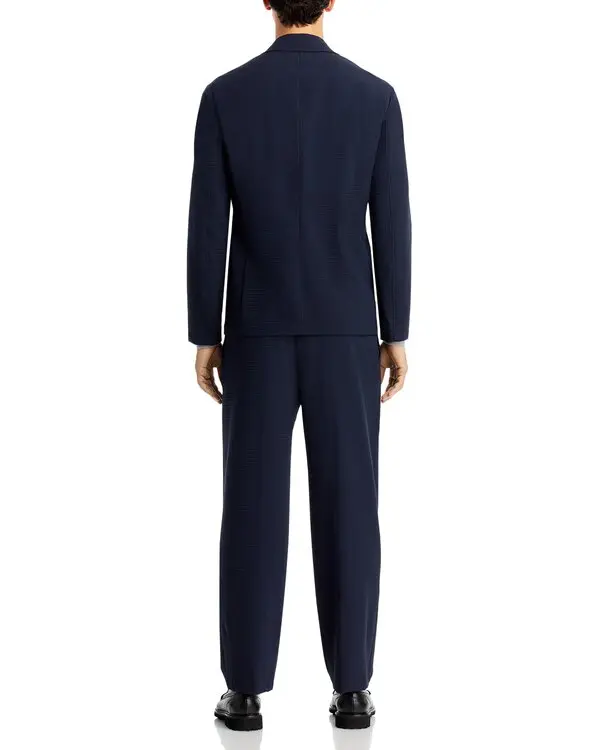 Emporio Armani Technical Seersucker Trousers