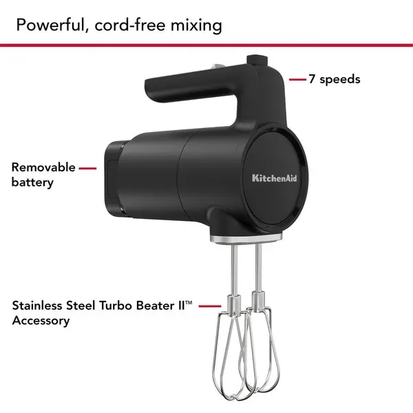 KITCHENAID Go Cordless Hand Mixer