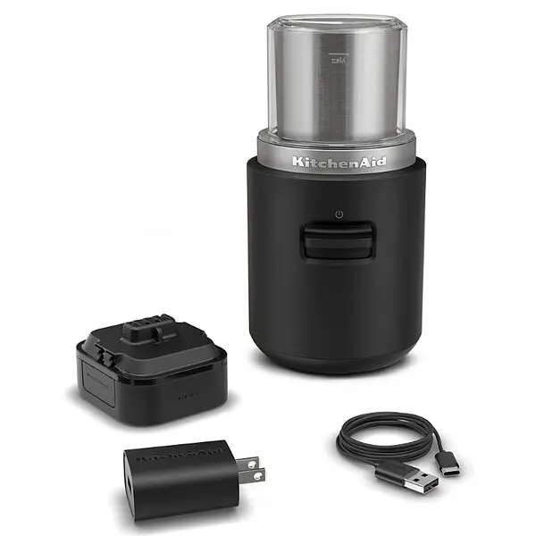 KITCHENAID Go Cordless Blade Coffee Grinder - Black