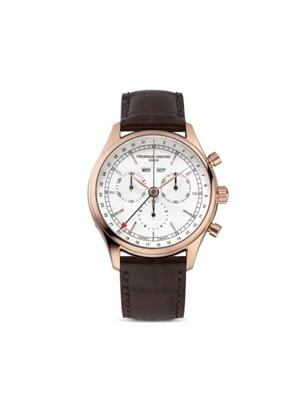 FREDERIQUE CONSTANT Classics Quartz Chronograph Triple Calendar 40mm - White