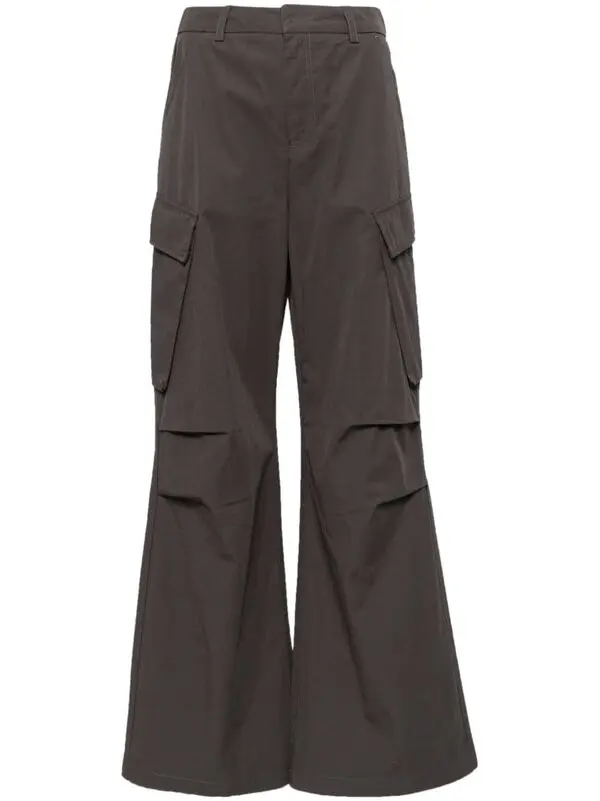 B+AB Flared Cargo Cotton Trousers