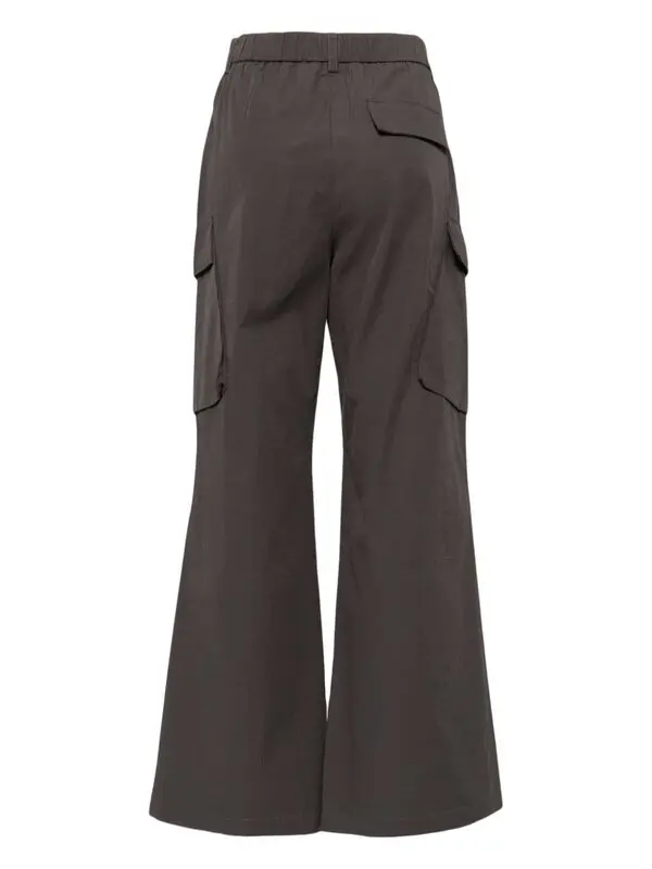 B+AB Flared Cargo Cotton Trousers