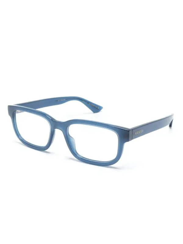 Gucci Square Frame Eyeglasses - Blue