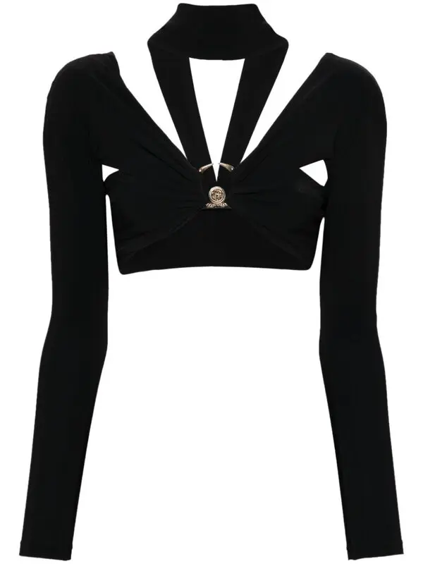 Roberto Cavalli Long-sleeve Top - Black