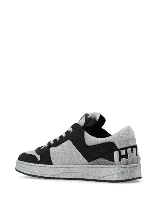 JIMMY CHOO Florent M Logo Patch Sneakers - Black