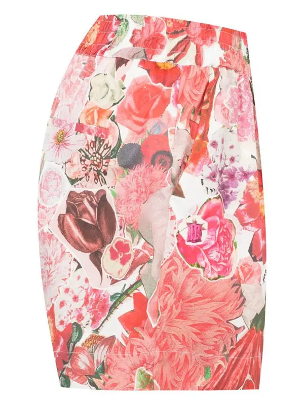 Marni Floral-print Twill Shorts
