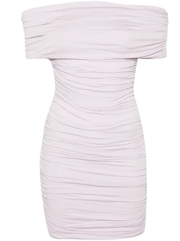 knee length dresses for ladies Chic Club Cowl Neck A-Line Mini Dress
