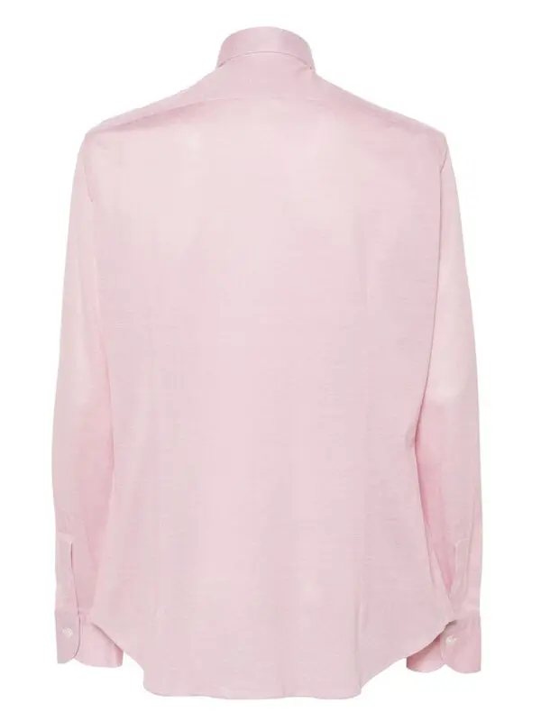 MAZZARELLI Spread-collar Cotton Shirt