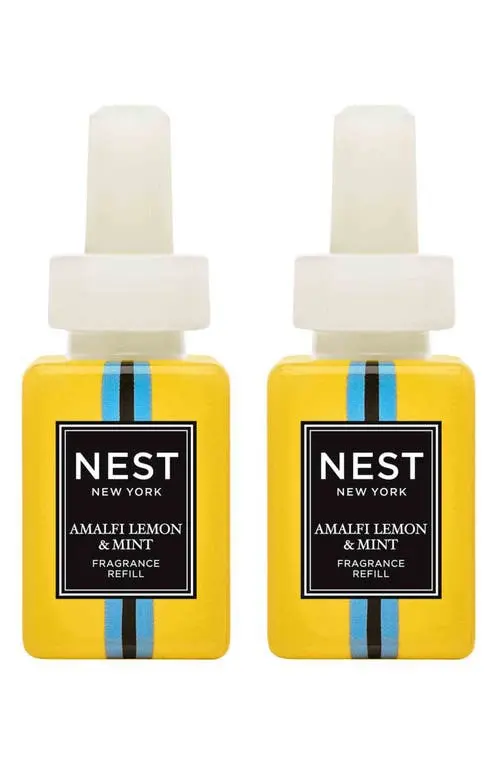 NEST NEW YORK X Pura Home Fragrance Diffuser Refill Duo - Amalfi Lemon Mint