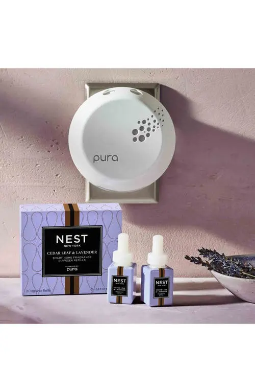 NEST NEW YORK X Pura Home Fragrance Diffuser Refill Duo - Cedar Leaf