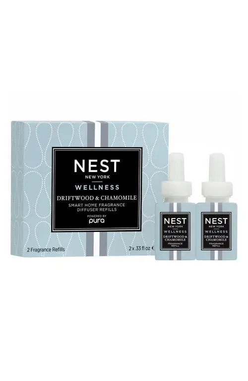 NEST NEW YORK X Pura Home Fragrance Diffuser Refill Duo - Driftwood Chamomile
