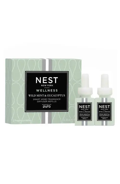 NEST NEW YORK X Pura Home Fragrance Diffuser Refill Duo - Wild Mint Eucalyptus