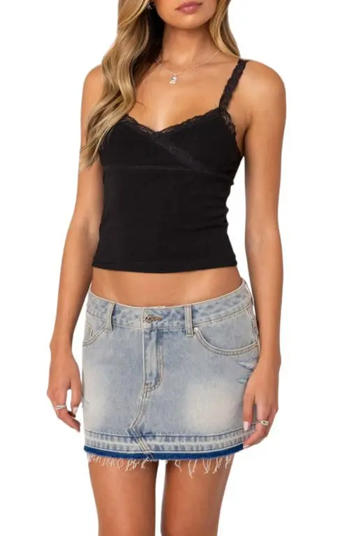 EDIKTED Amilia Lace Trim Camisole
