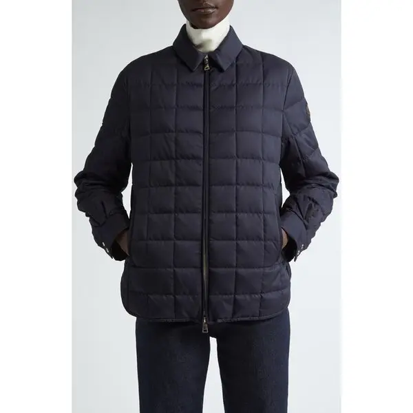 Moncler Square Quilted Down Puffer Jacket