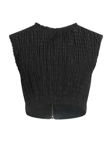 PATOU Taffeta Crop Top - Black