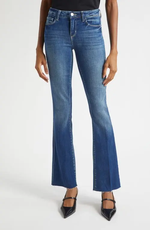 L'Agence Sneeki Raw Hem Straight Leg Jeans - Hasting