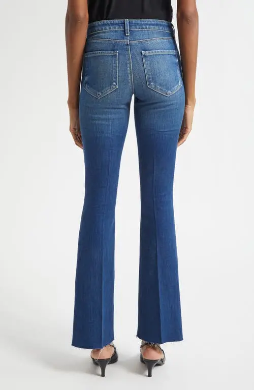 L'Agence Sneeki Raw Hem Straight Leg Jeans - Hasting