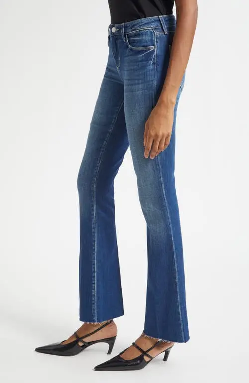 L'Agence Sneeki Raw Hem Straight Leg Jeans - Hasting