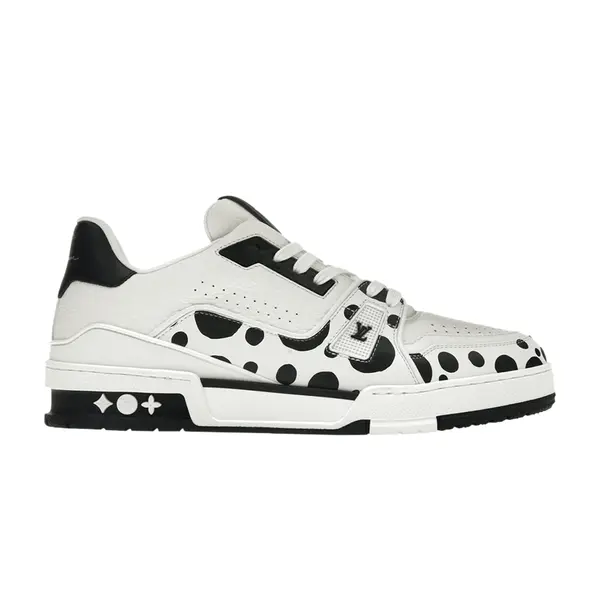 LOUIS VUITTON X Yayoi Kusama Trainer Low "infinity Dots - Black